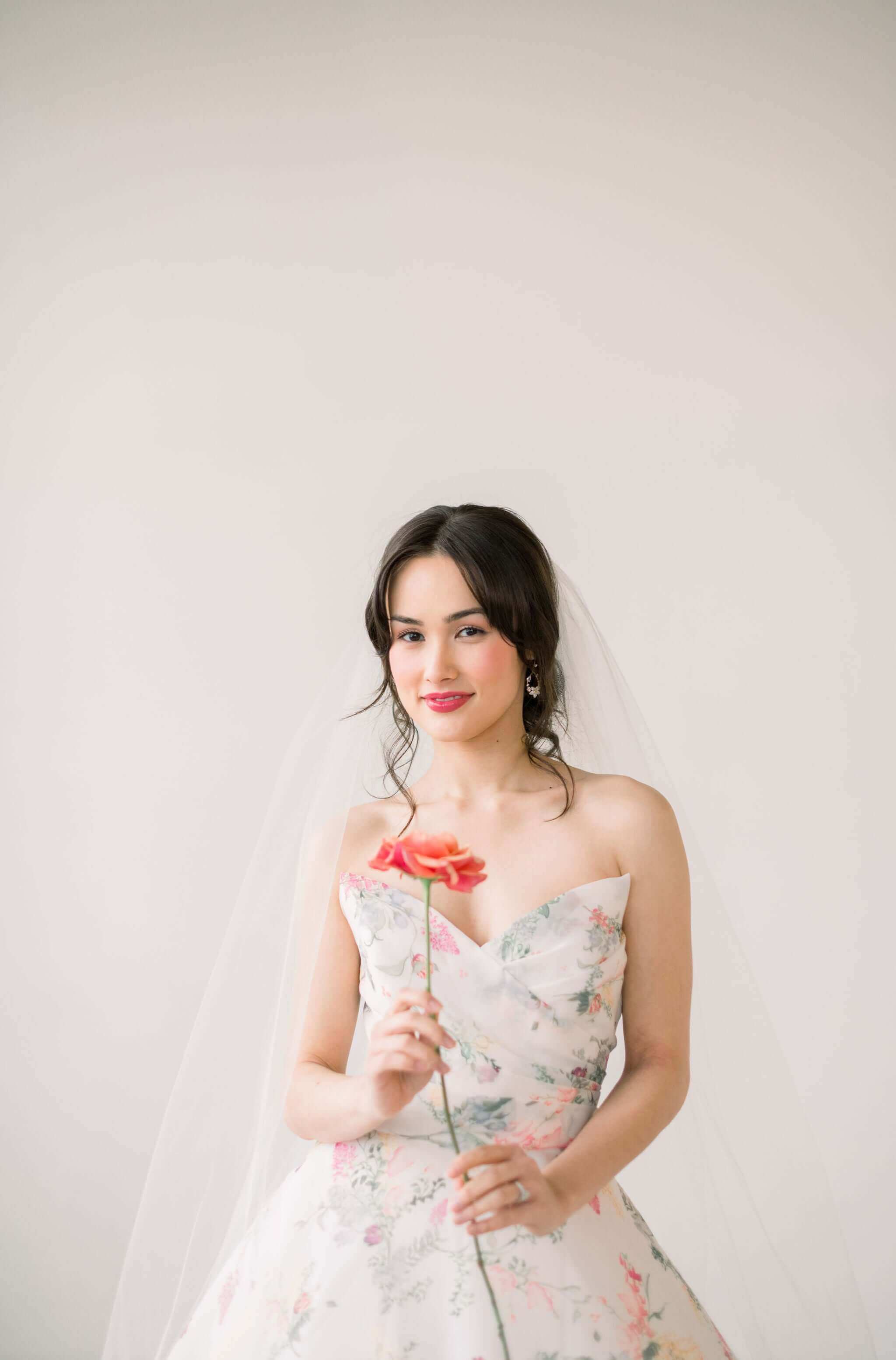 Single Tier Bridal Veils Collection – Tessa Kim