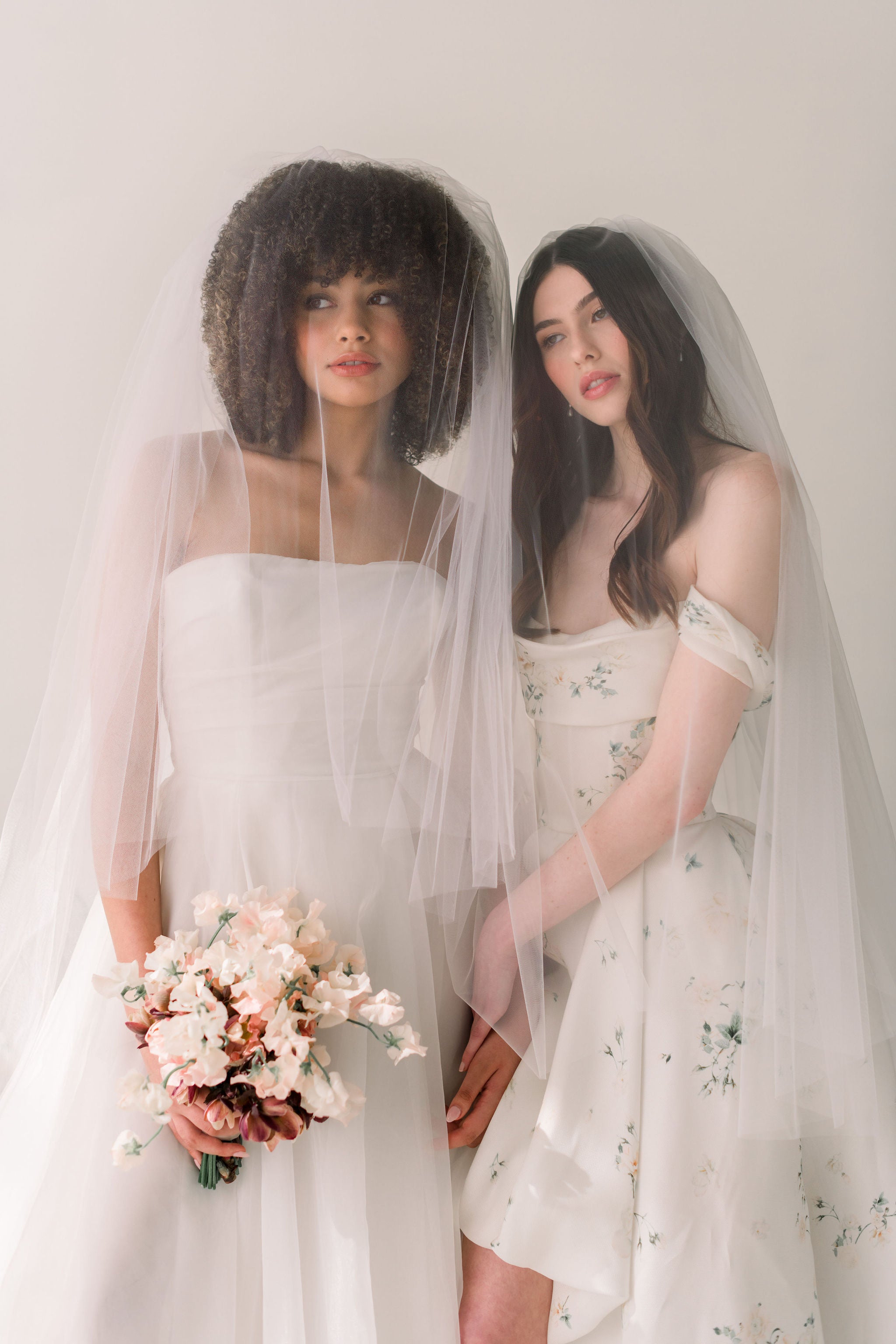 Diamond White Wedding Veils for Every Bride – Tessa Kim