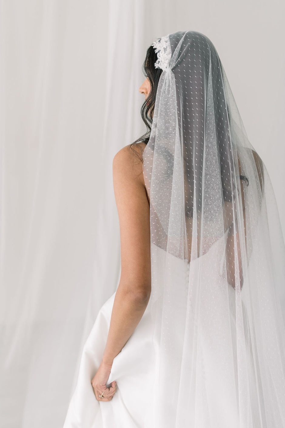 Juliet Cap veils | Beaded Juliet cap | 1920's Juliet veil – Tessa Kim