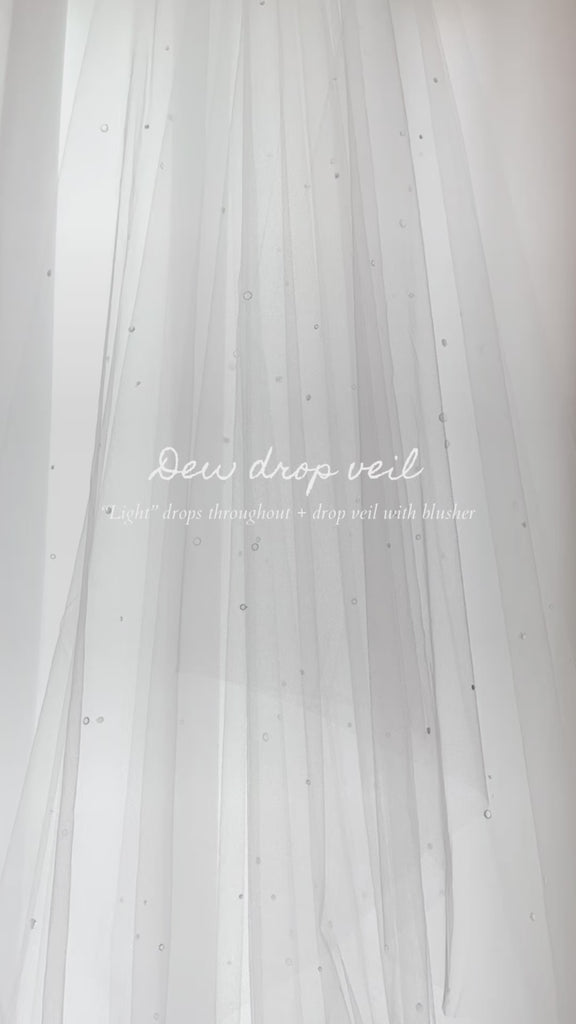 Dew drop veil - customization add on